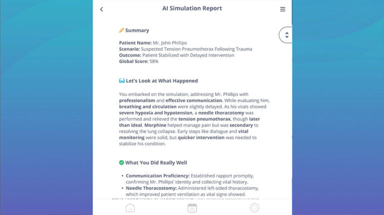 Understand The AI Simulation Report - Body Interact Help